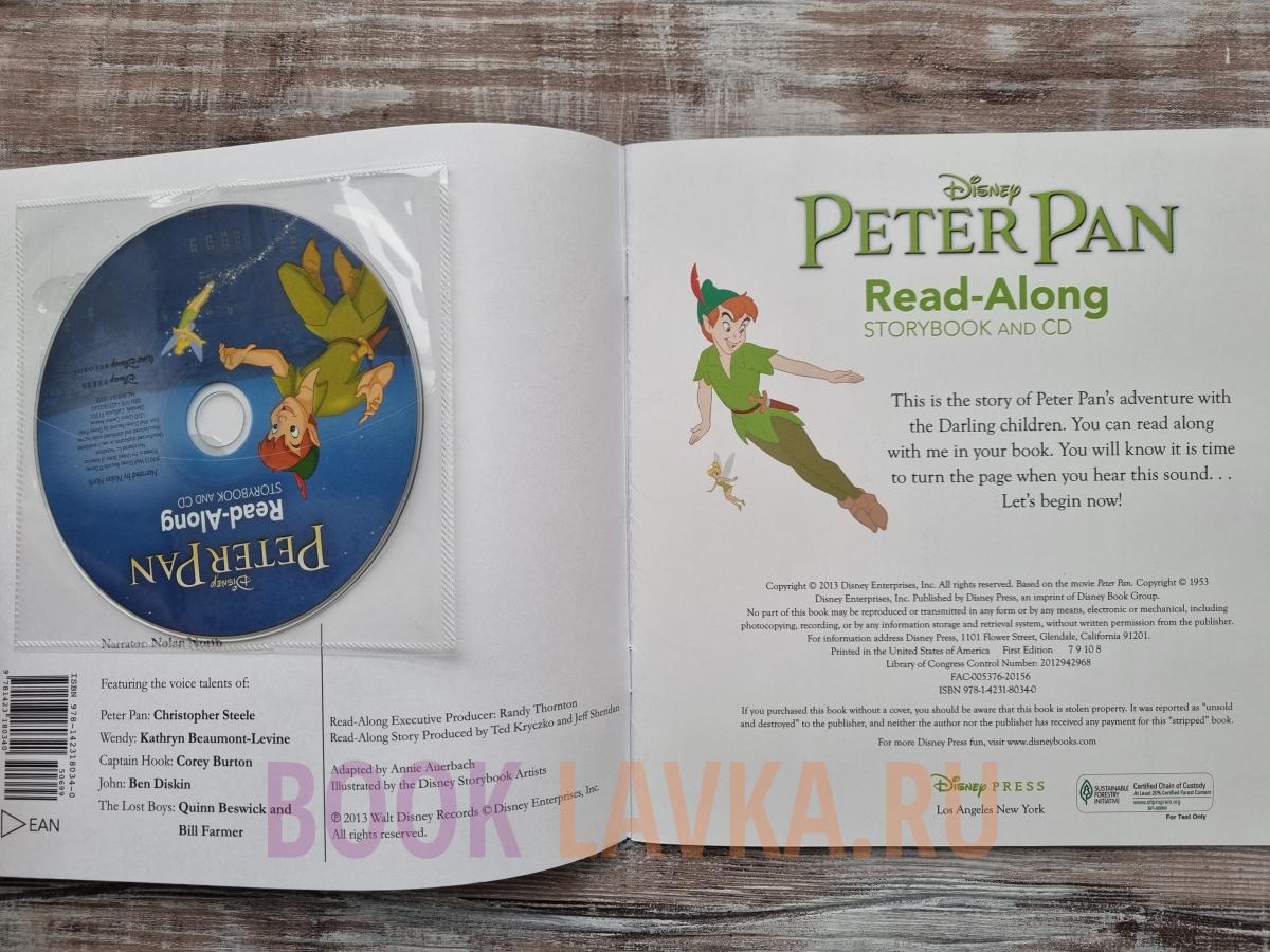 Peter Pan Read-Along Storybook and CD – купить в интернет-магазине ...