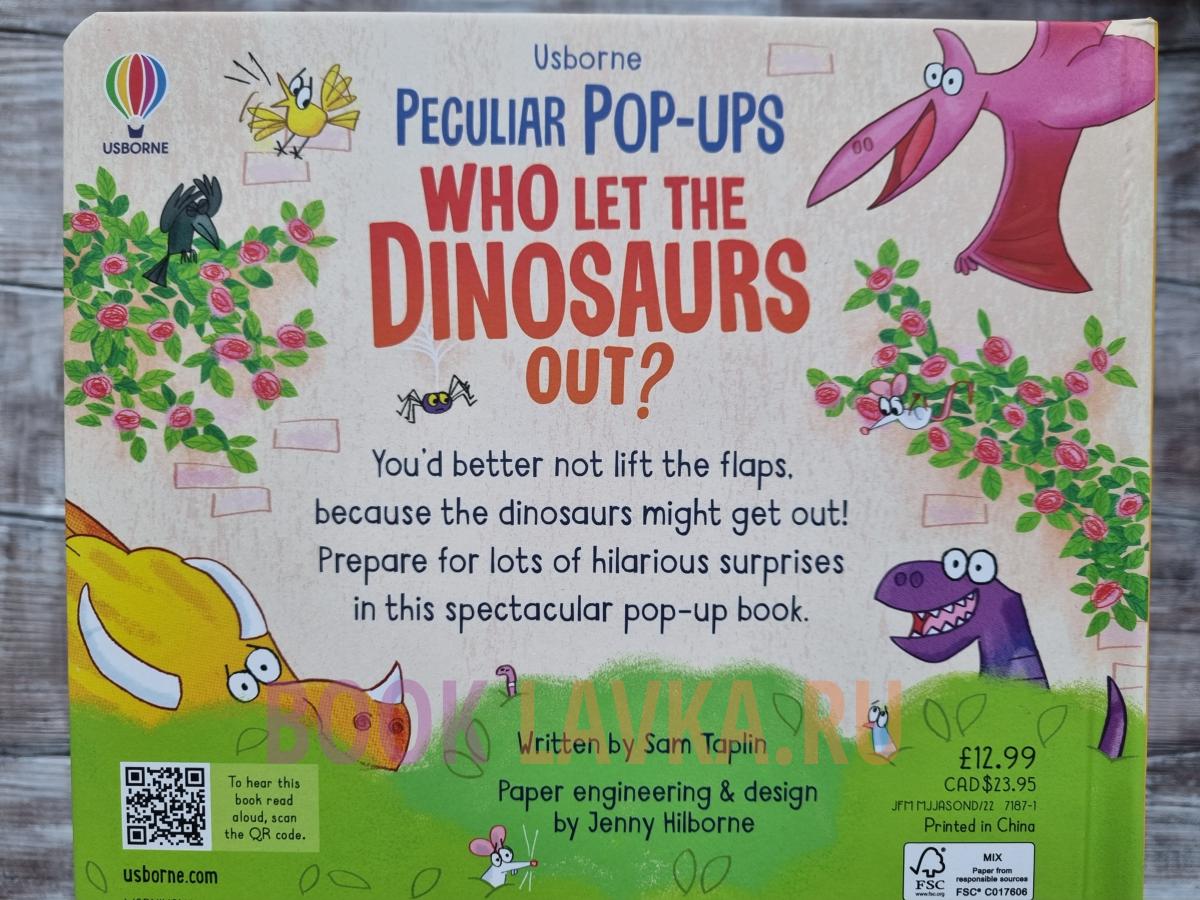 Peculiar Pop-Ups Who Let The Dinosaurs Out? – купить в интернет ...