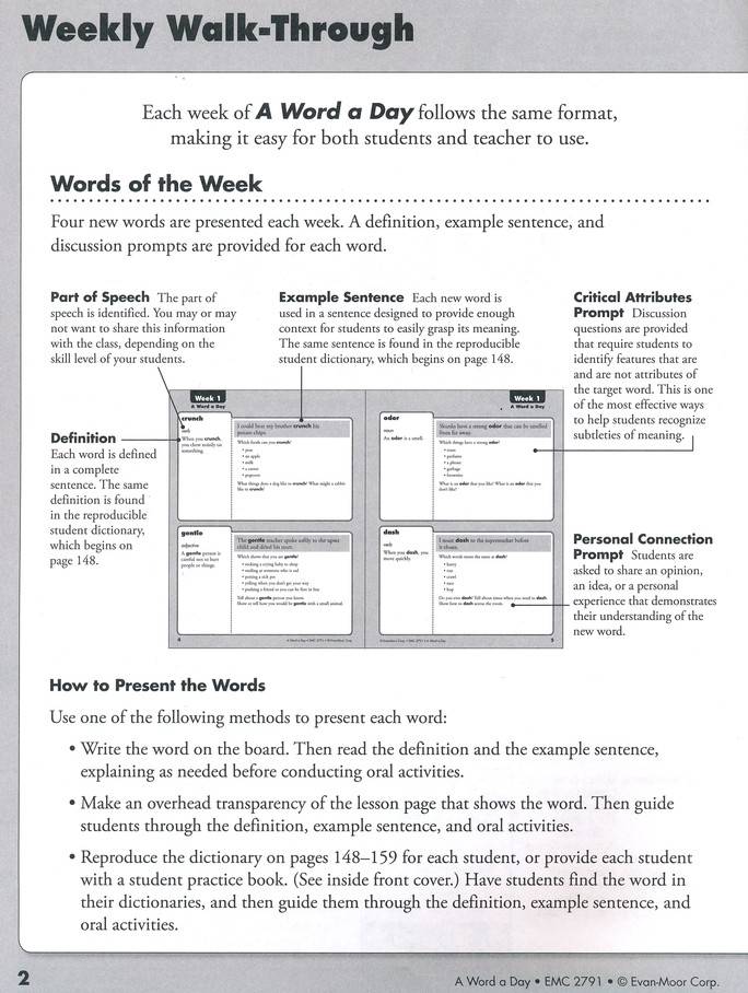 A Word a Day, Grade 1 Individual Student Practice Book – купить в ...