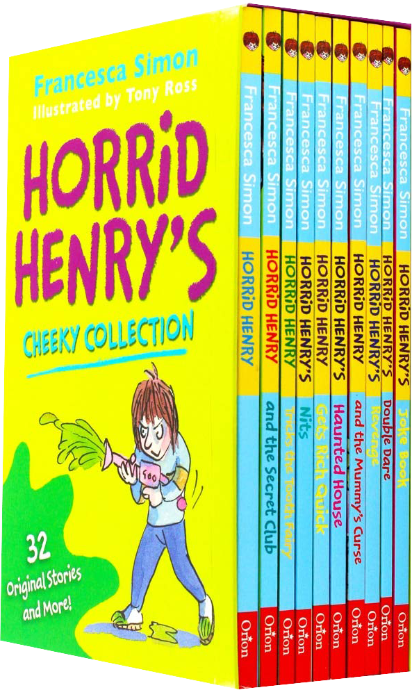 Horrid Henry's Cheeky Collection 10 Books Box Set (UK Original ...