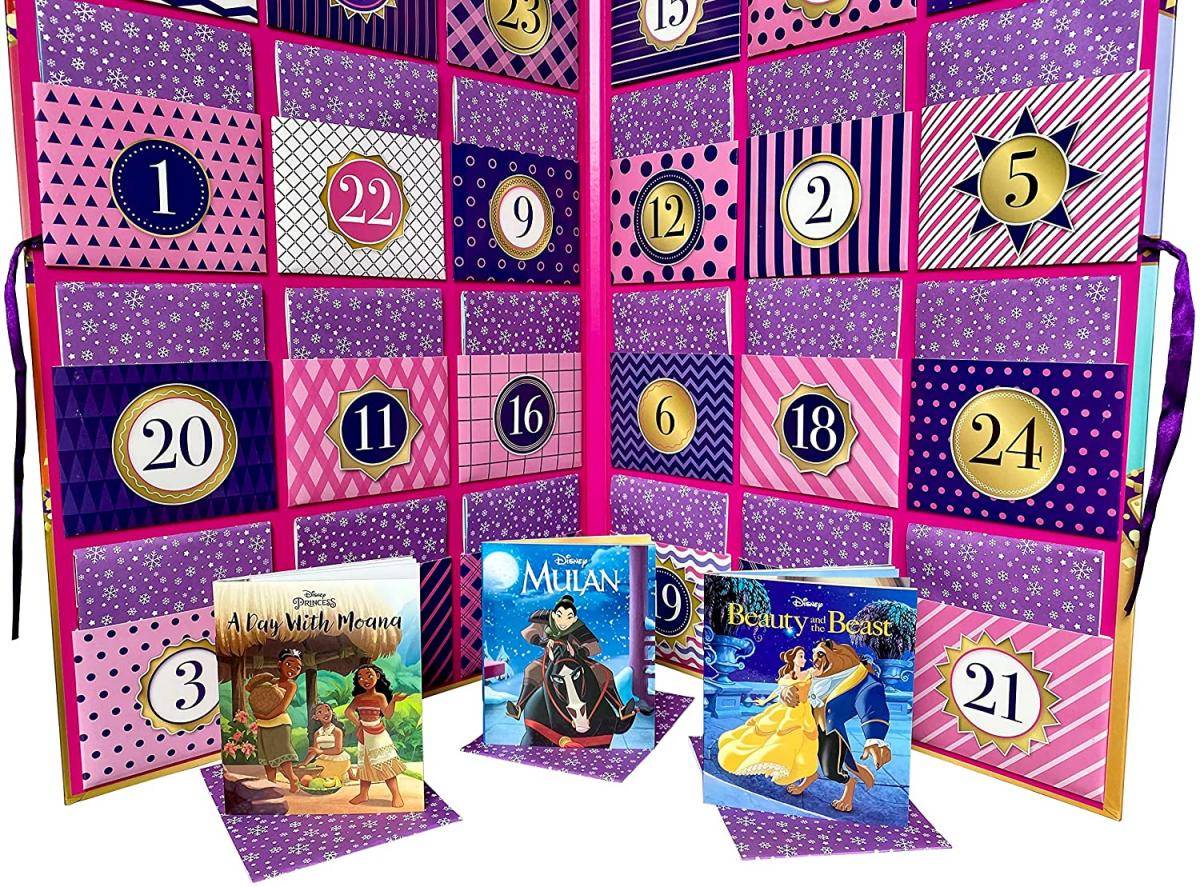 Disney Princess 24 Books Storybook Collection Advent Calendar – купить ...