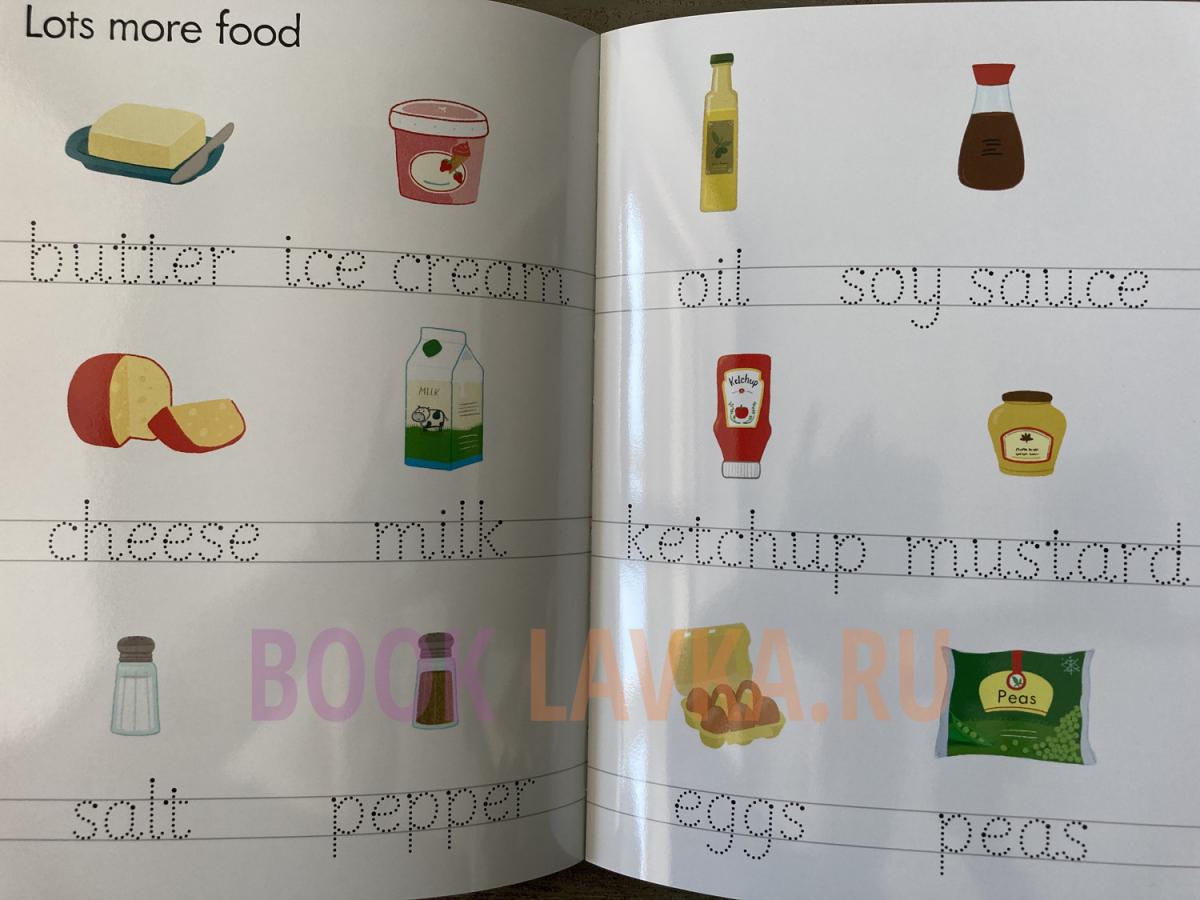 Usborne Little Wipe-Clean Word Books: Time to Eat – купить в интернет ...