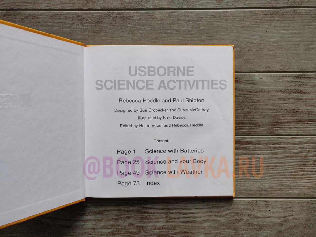 The Usborne Book of Science Activities Volume Three – купить в интернет ...