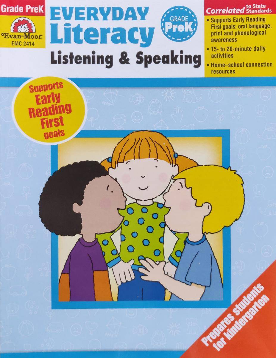 Everyday Literacy: Listening & Speaking, Grade PreK – купить в интернет ...