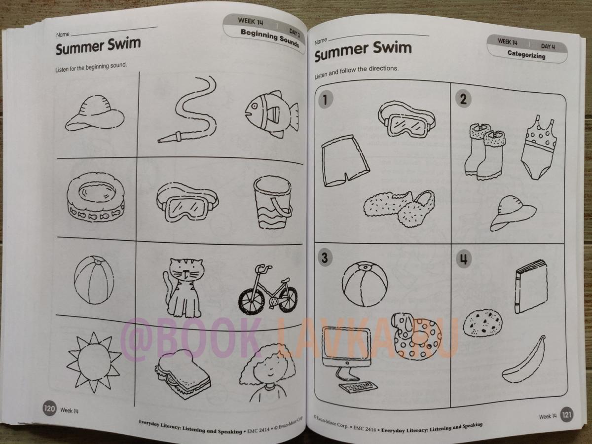 Everyday Literacy: Listening & Speaking, Grade PreK – купить в интернет ...