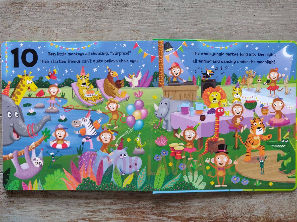 10 Little Monkeys - Counting Fun – купить в интернет-магазине Booklavka ...