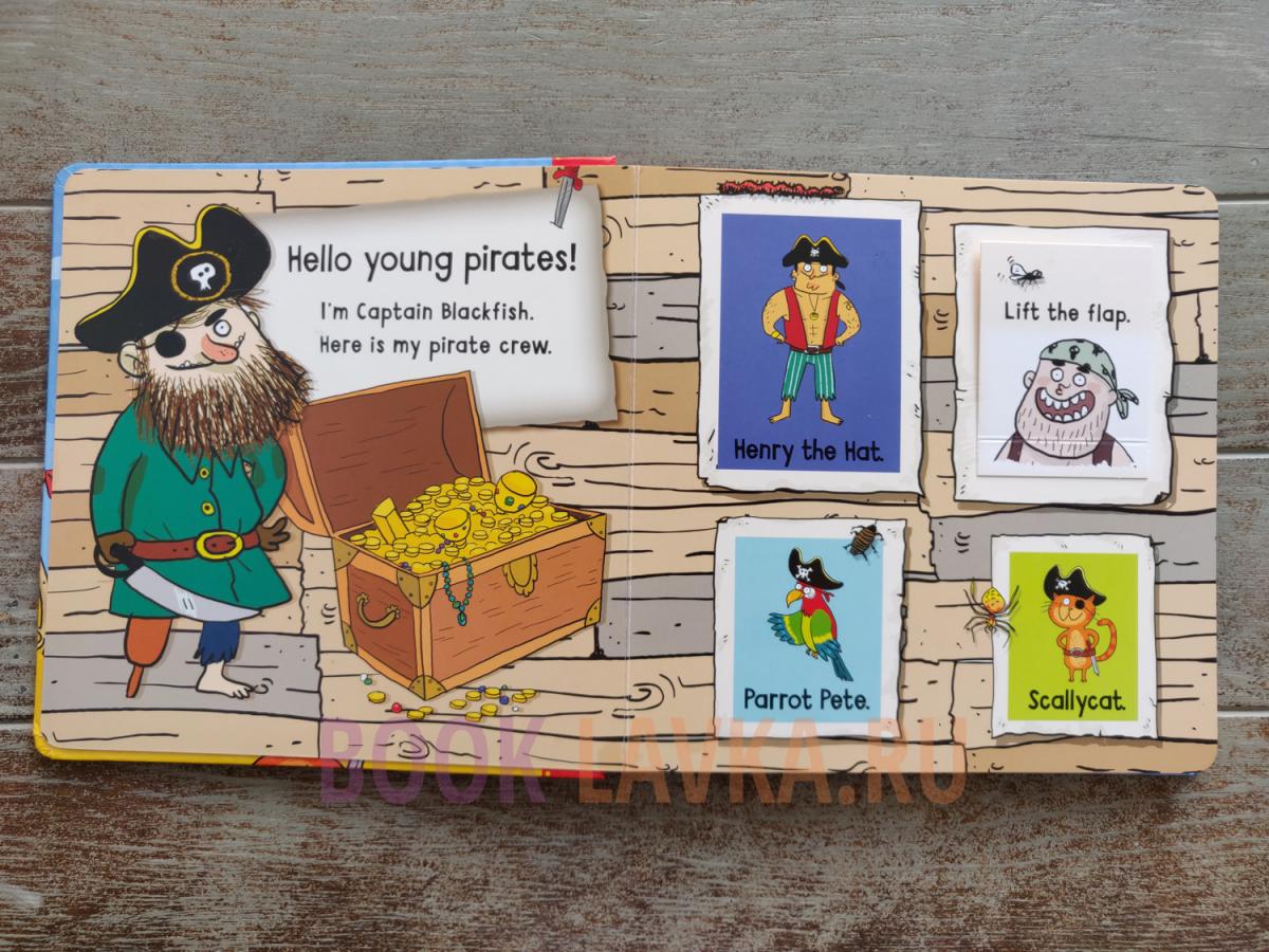 Lift-the-flap Friends Pirates – купить в интернет-магазине Booklavka ...