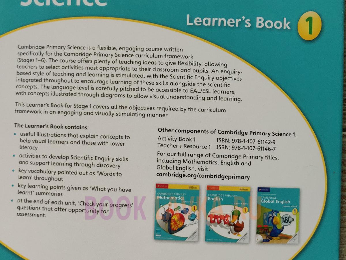 Cambridge Primary Science Stage 1 Learner's Book – купить в интернет ...