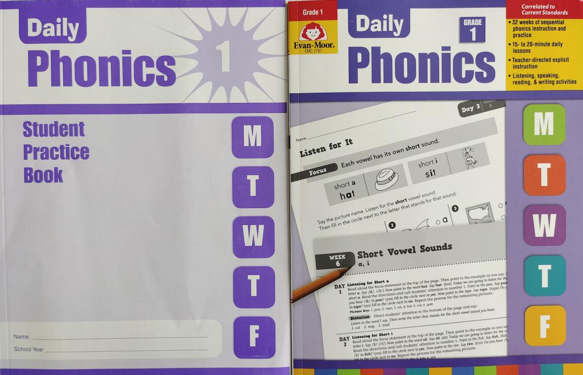 Daily Phonics Grade 1 (Teacher Book Plus Student Book) – купить в ...