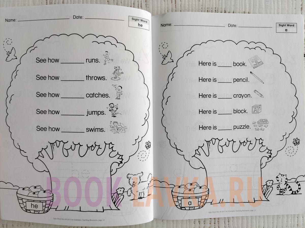 Sight Word Trees, Grades K-2 – купить в интернет-магазине Booklavka ...