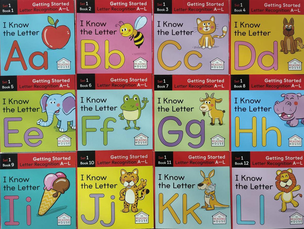 Getting Started Letter Recognition A-L (SET 1 of 12 books) № 1 – купить ...