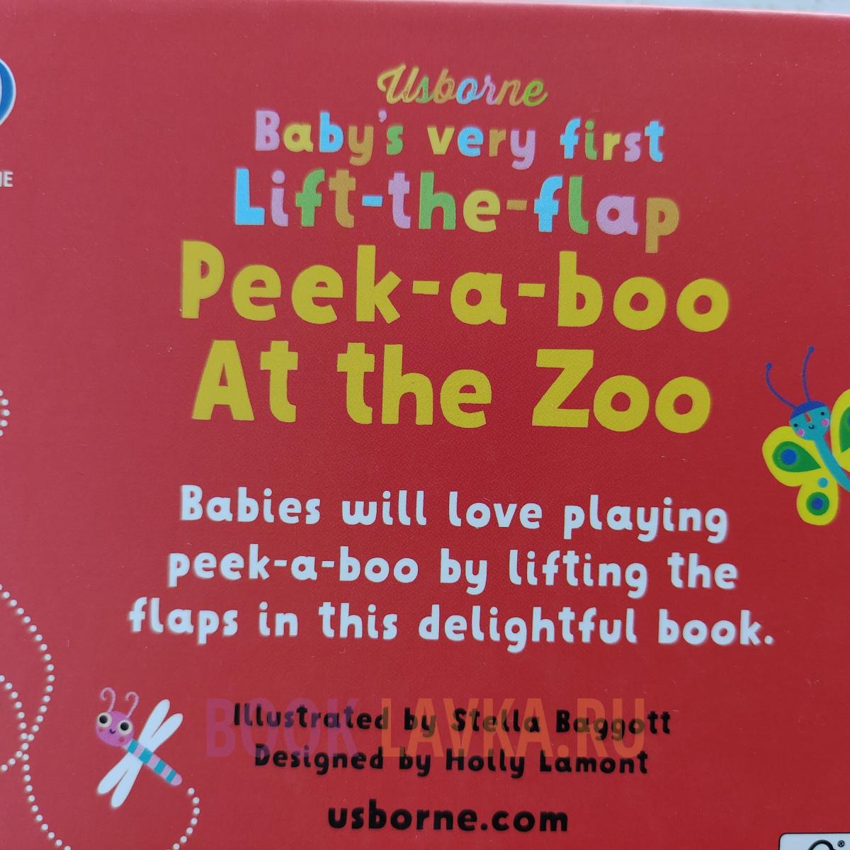 Baby's Very First Lift-the-flap Peek-a-boo At the Zoo – купить в ...