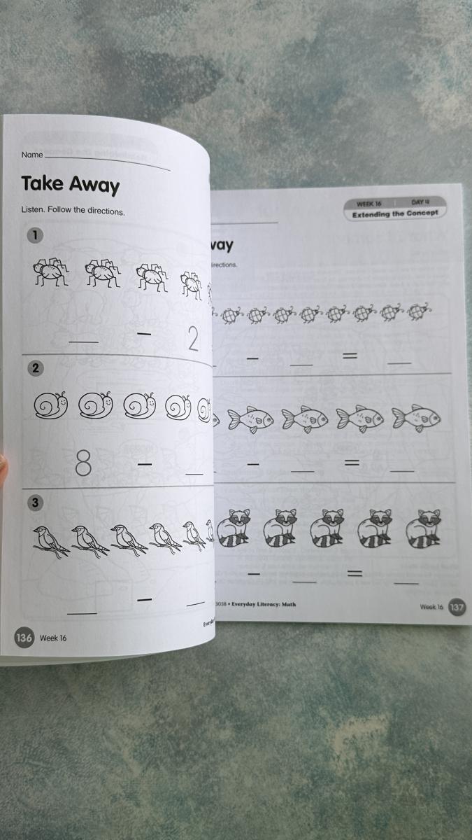 Everyday Literacy Math Grade K – купить в интернет-магазине Booklavka ...