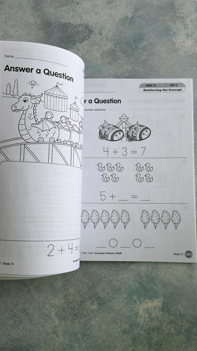 Everyday Literacy Math Grade K – купить в интернет-магазине Booklavka ...