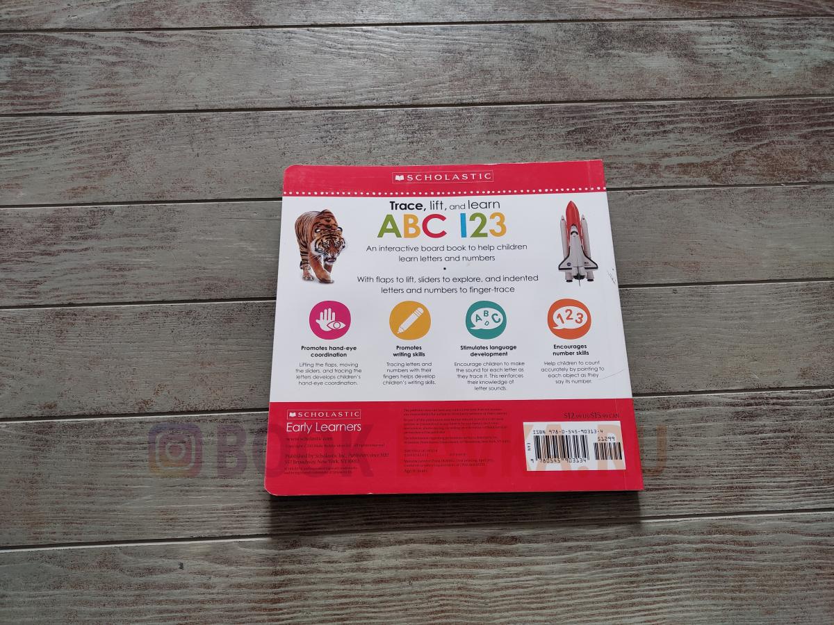 Trace, Lift, and Learn: ABC & 123 (board book) – купить в интернет ...