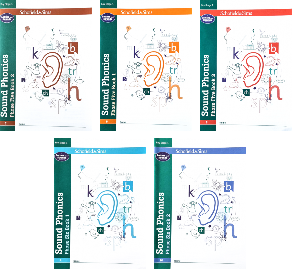 Sound Phonics Phase Five to Six (5 Books) – купить в интернет-магазине ...