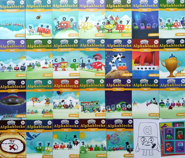 Alphablocks (32 books + flashcards) (China) – купить в интернет ...