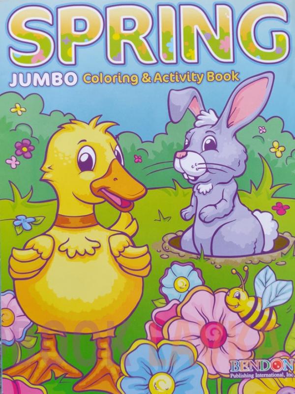Spring Jumbo Coloring and Activity Book – купить в интернет-магазине ...